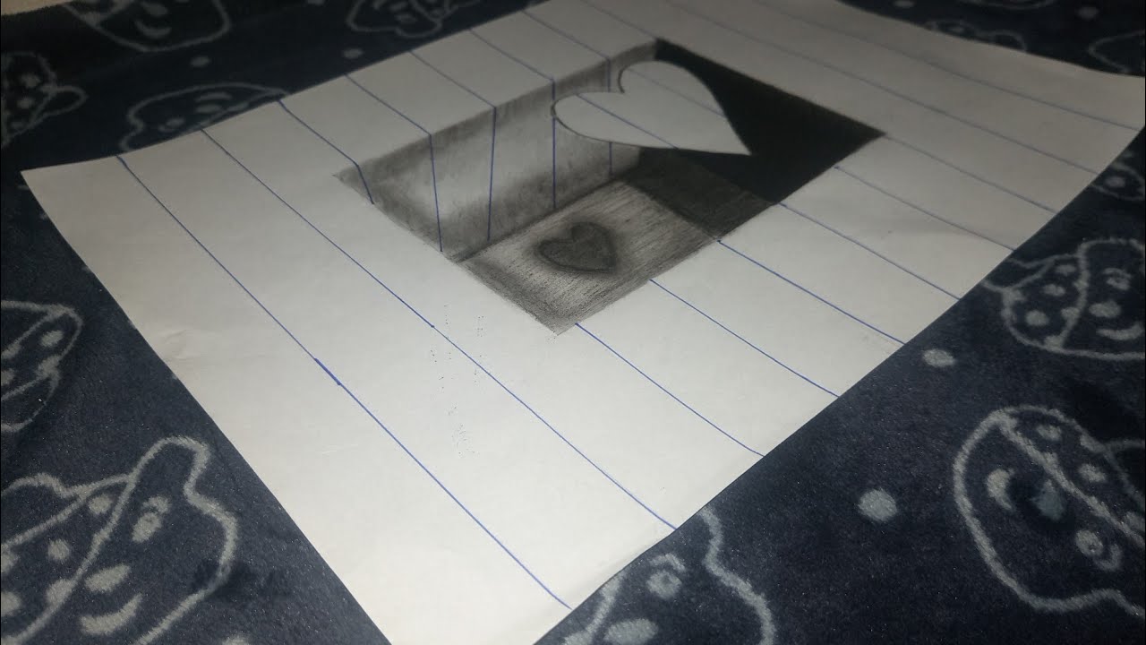 How to Make 3d painting|| 3d Drawing on paper - YouTube