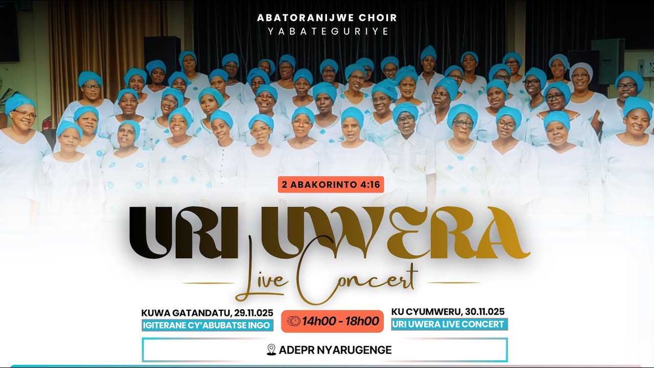 Uri uwera live concert_30.11.2025 - YouTube