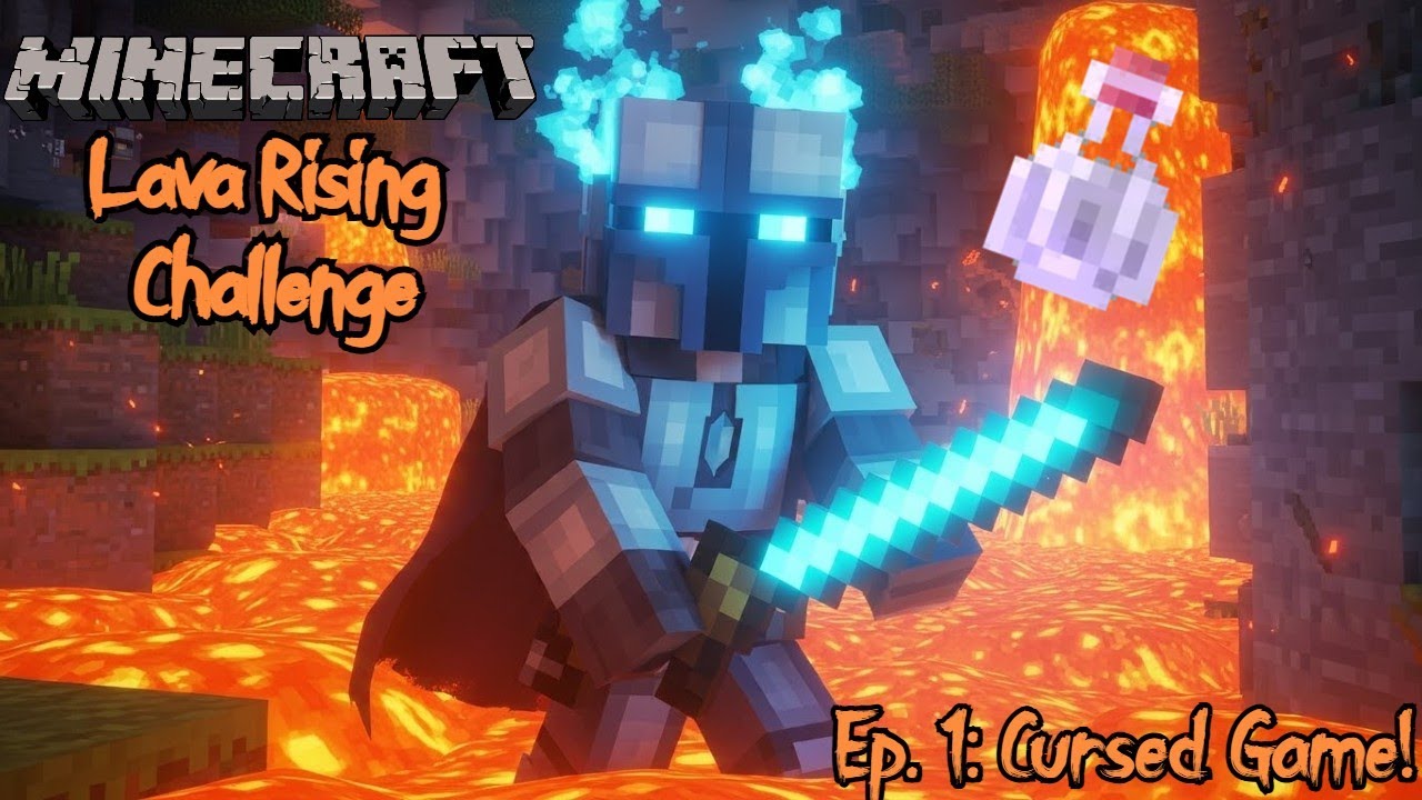Minecraft Lava Rising Challenge Day 1! - YouTube