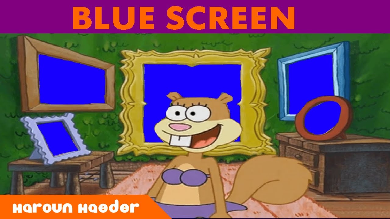 Sandy's Treedome Portraits Blue Screen Template - YouTube