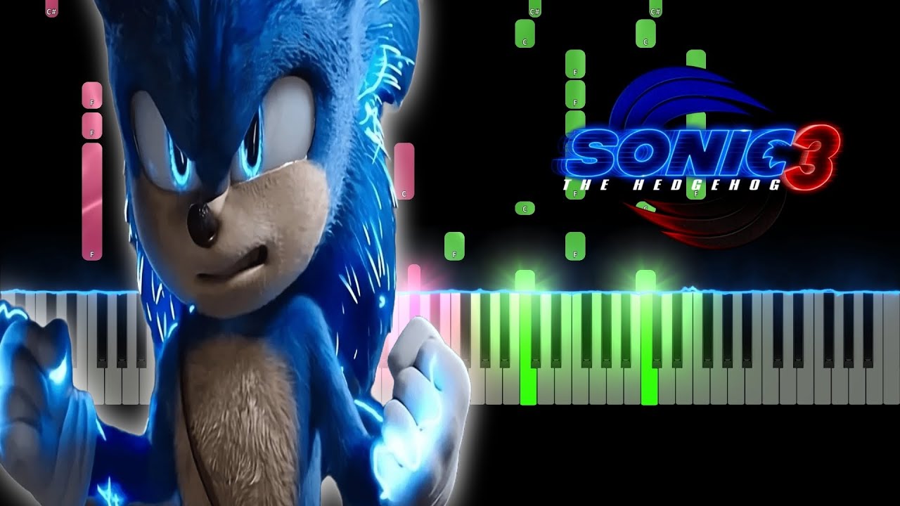 Run It - Sonic The Hedgehog 3 | Jelly Roll (Piano Tutorial) - YouTube