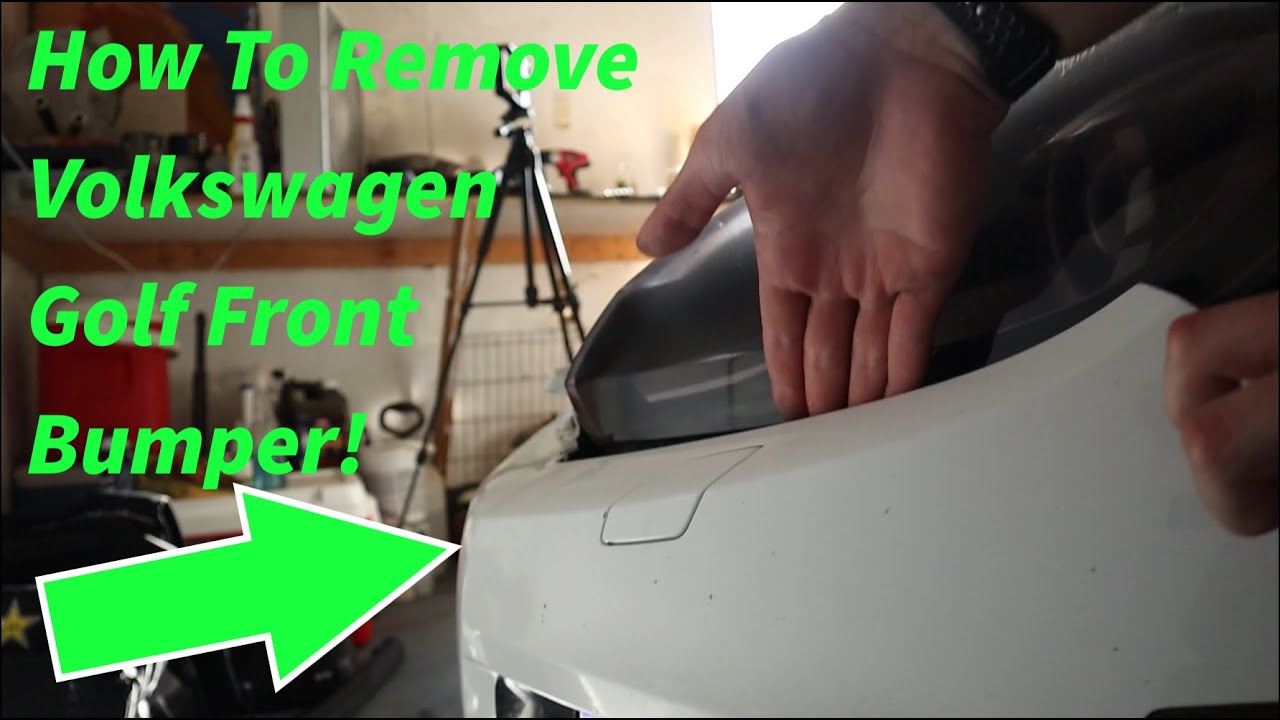 HOW TO REMOVE VW GOLF FRONT BUMPER - YouTube