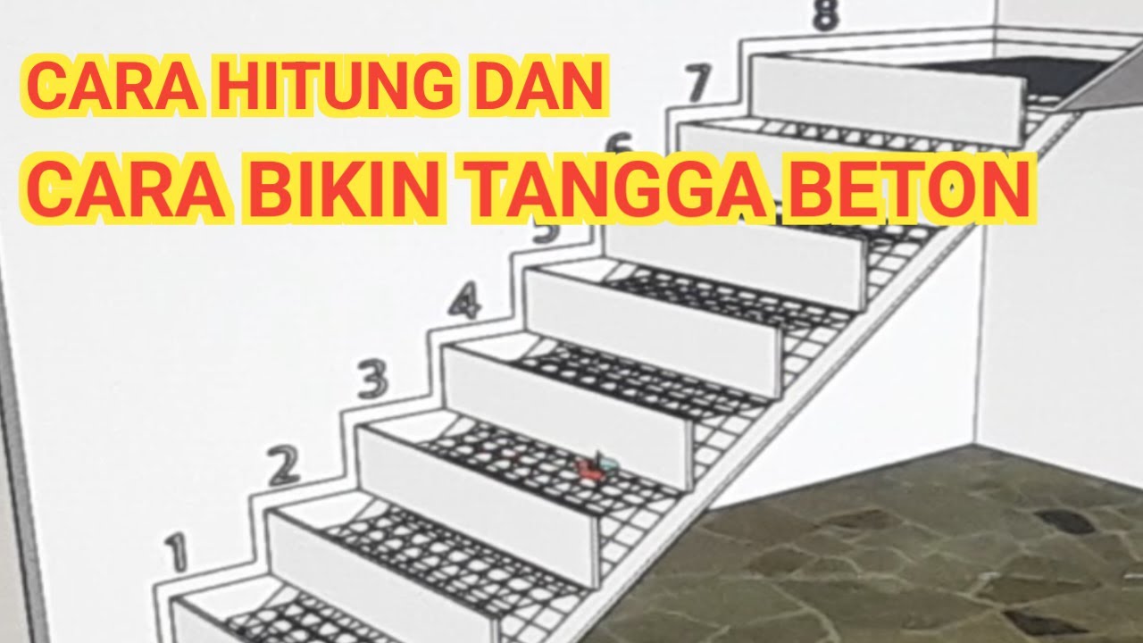 CARA BIKIN TANGGA COR, LETER L TINGGI 3,5 METER - YouTube