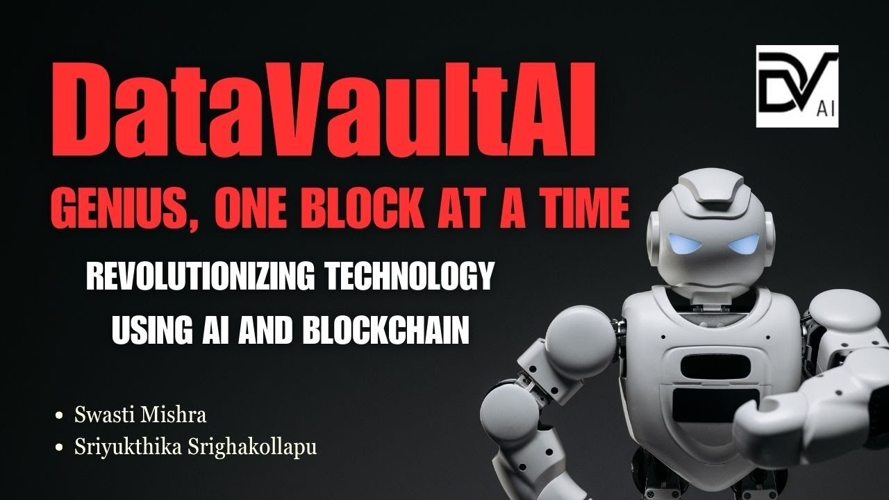DataVaultAI - Genius, One Block At A Time | ICP Crewsphere | BlockBash Hackathon @SwastiMishra ...