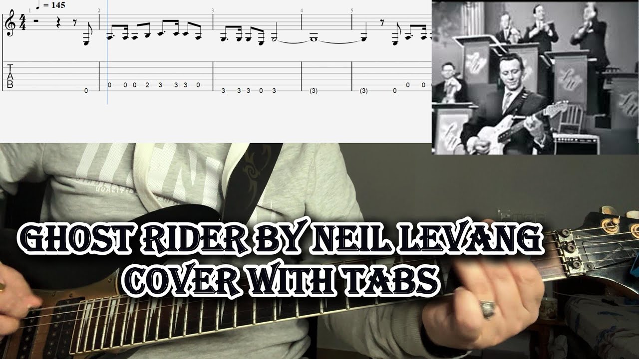 Neil Levang- Ghost riders in the sky cover with tabs. #classicsongs # ...