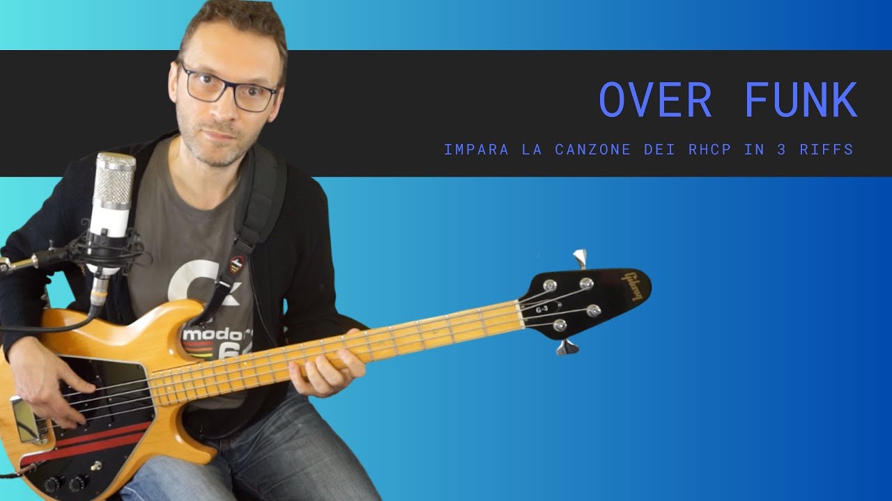 Over Funk RHCP Bass Tutorial #imparailbasso - YouTube