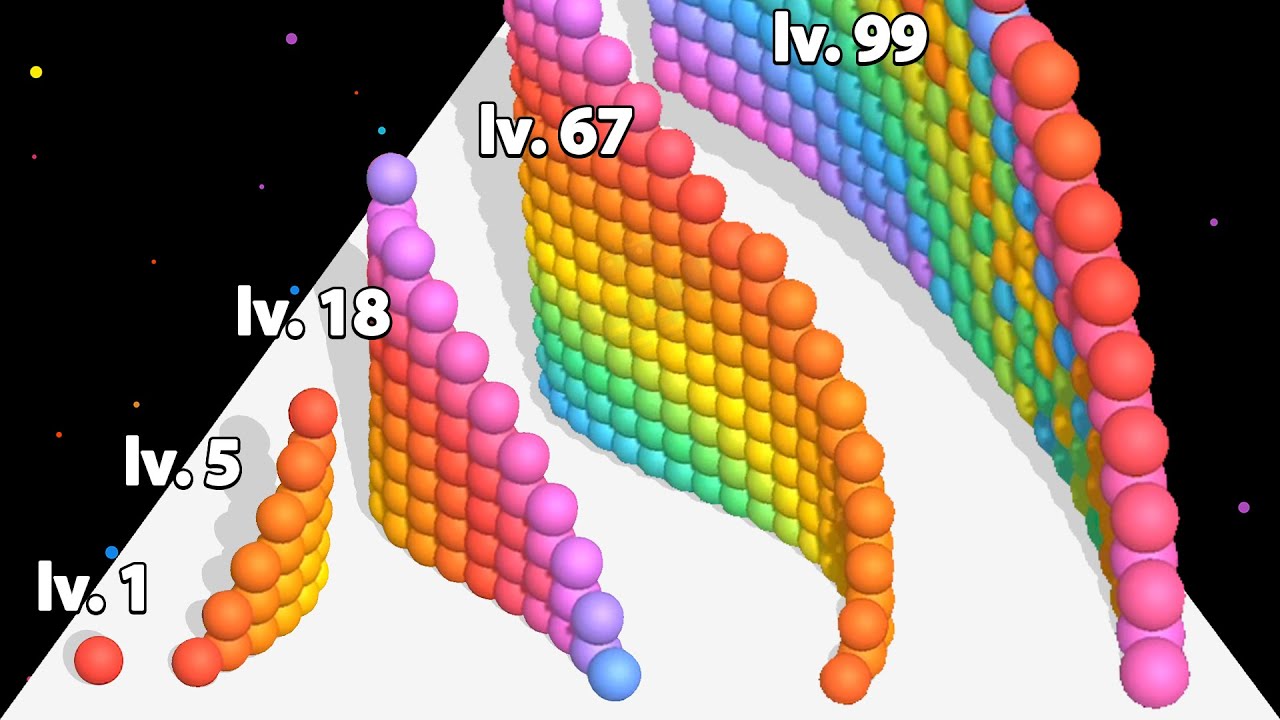 SHAPESHIFT BALLS - ASMR Gameplay (Level Up Canvas Run) - YouTube