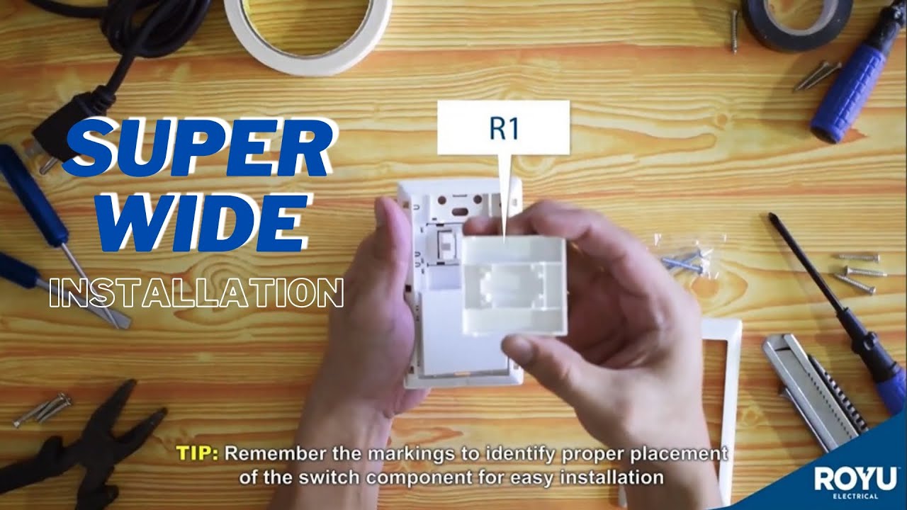 ROYU ELECTRICAL PRODUCT | Super Wide Series - YouTube