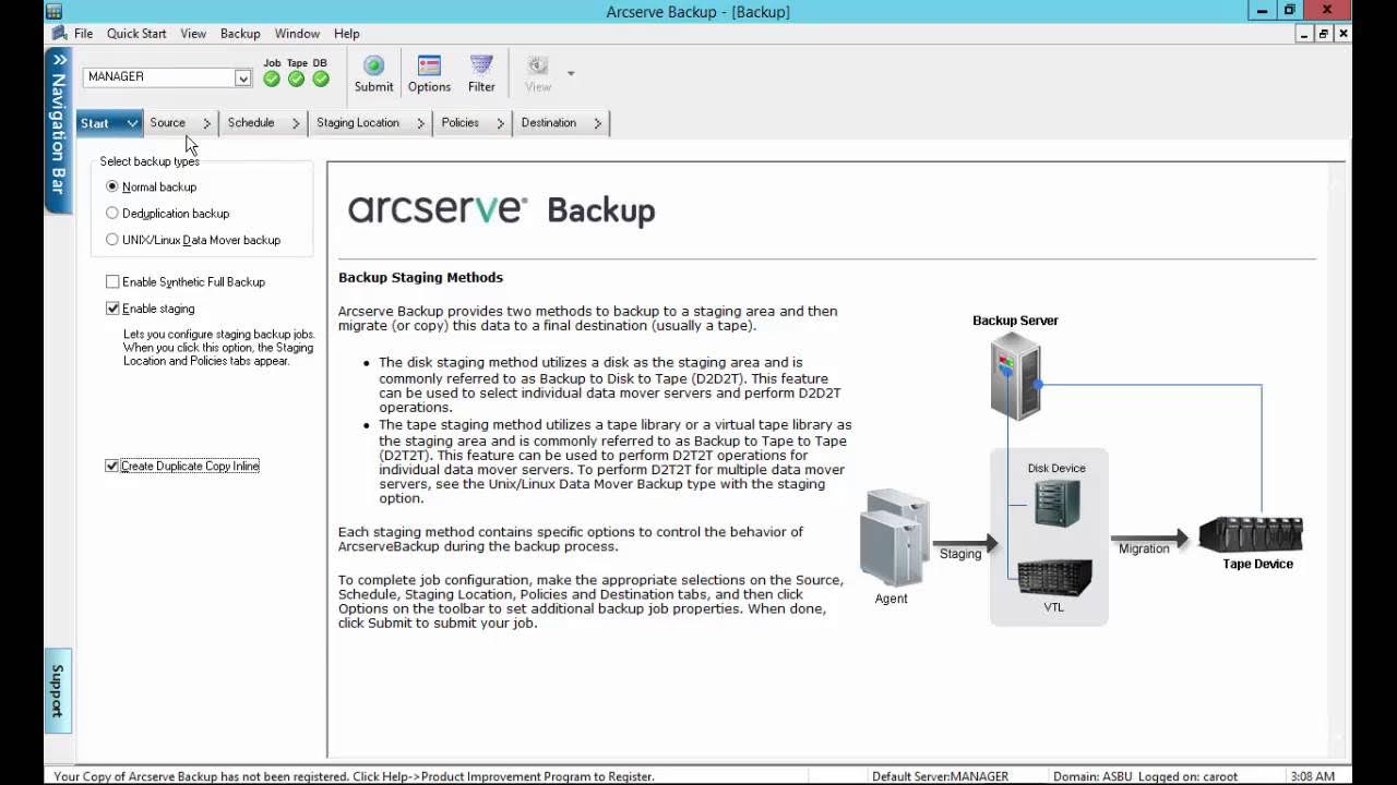 TUTORIAL - Overview do console - Arcserve Backup r17 - YouTube