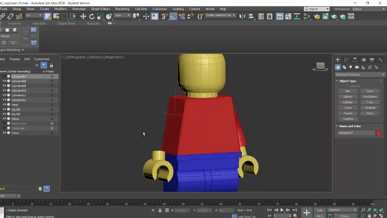 Faith Wilkison 3DS Max Lego Portfolio - YouTube