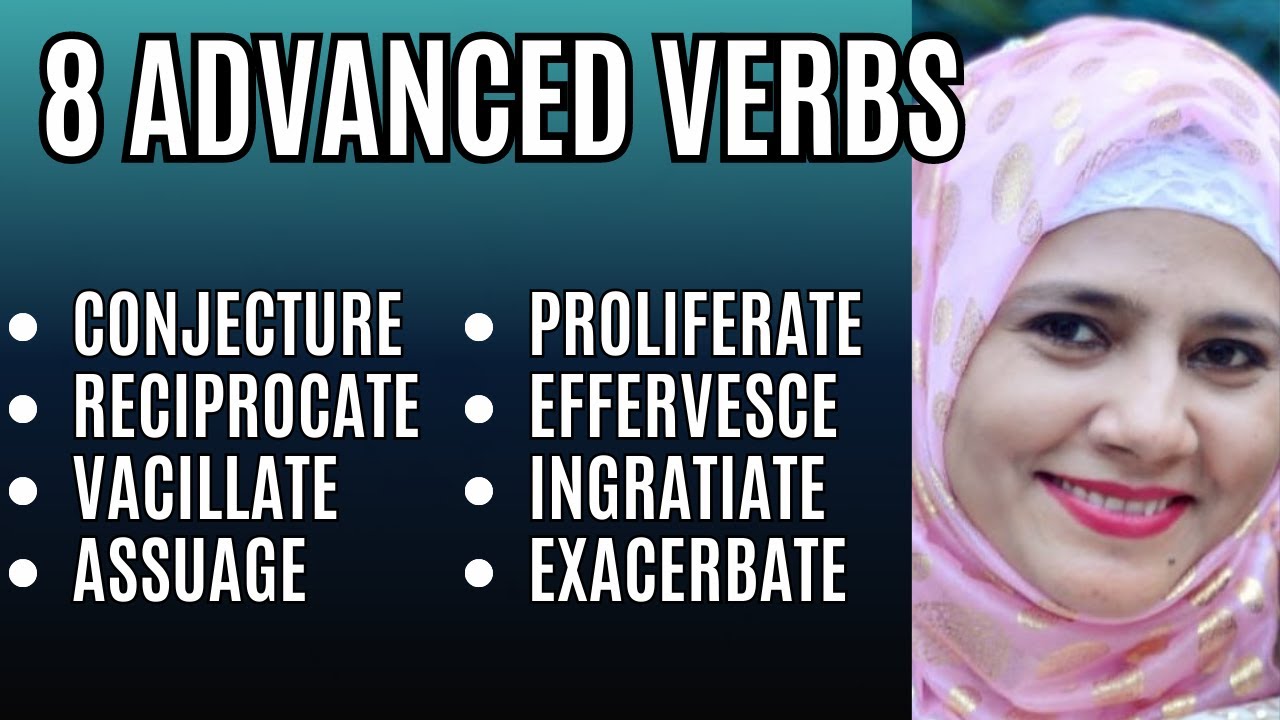 8 Advanced verbs With Meaning and Sentences - YouTube