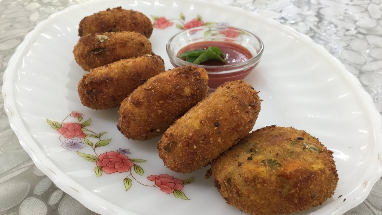 Corn Tikki Recipe | How To Make Corn Pattice | Sweet Corn Cutlets ...