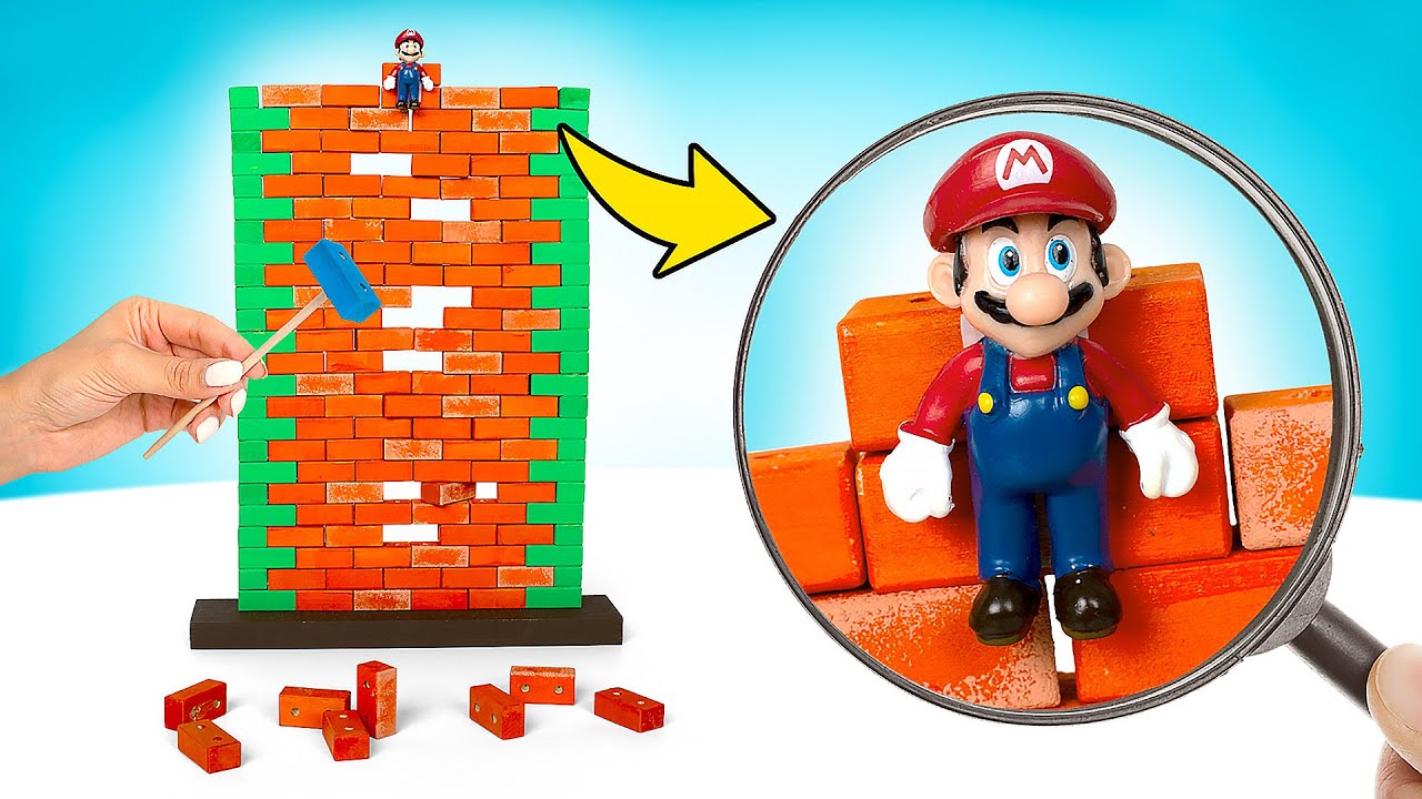 Super Mario DIY Madness! 🎮 Build & Play Your Own Games - YouTube