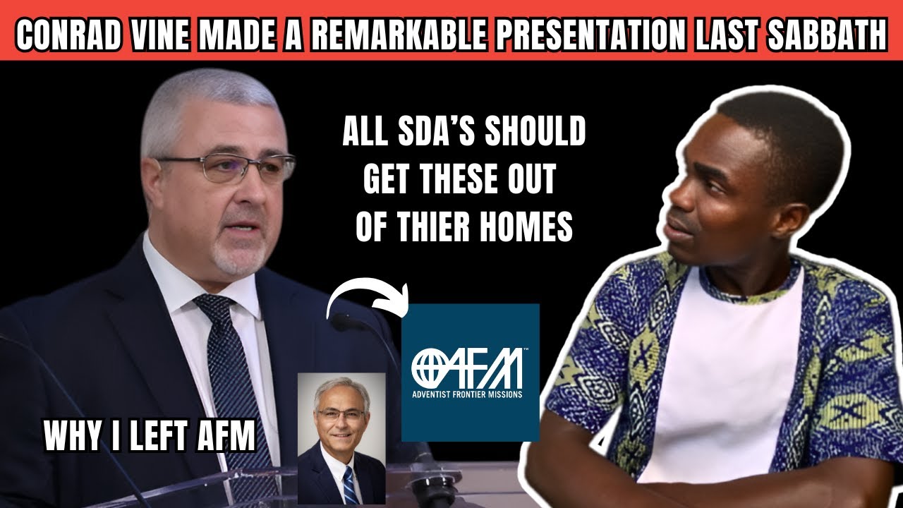 Conrad Vine made a remarkable presentation last sabbath - YouTube