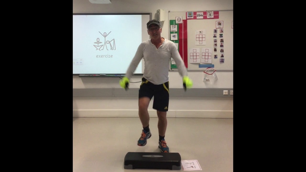PE with Martin. Part 2 Step up step down! - YouTube