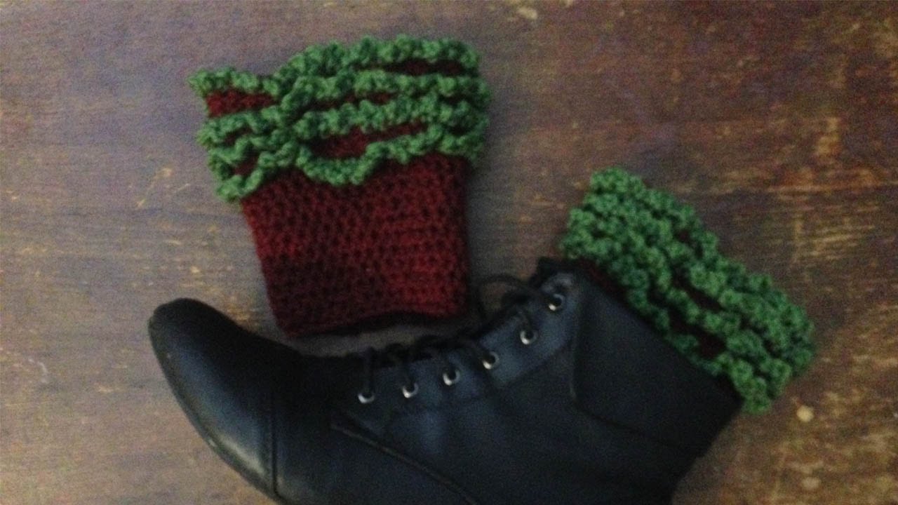 Ruffle Boot Cuffs - YouTube