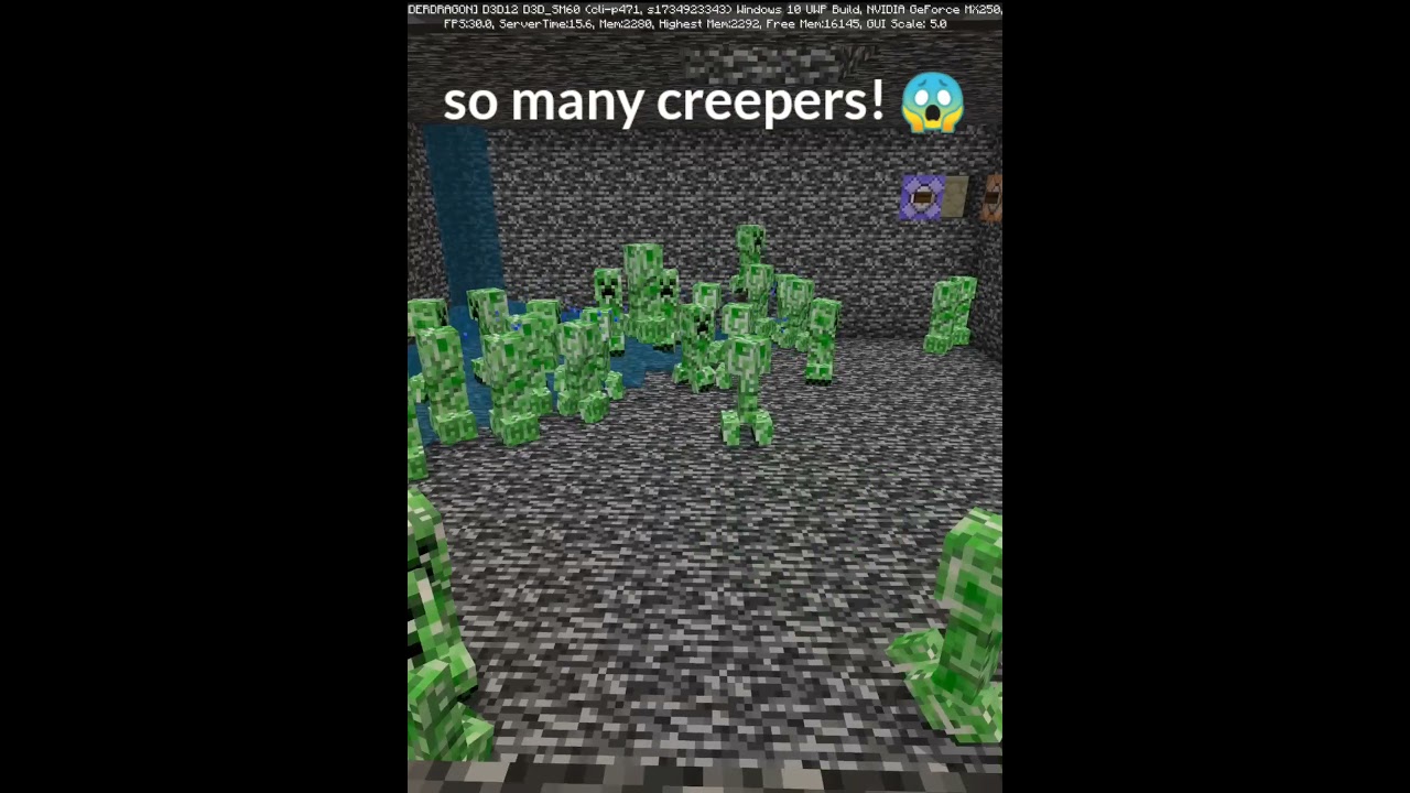 So many creepers, so desperate to get close to exploding TNT 💥 ☠️ 😂 ...
