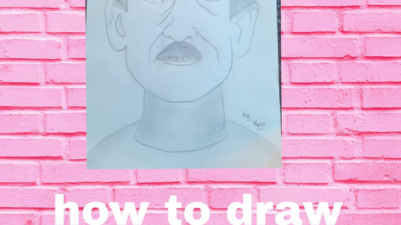 How to draw munshi premchand # pencil drawing # - YouTube