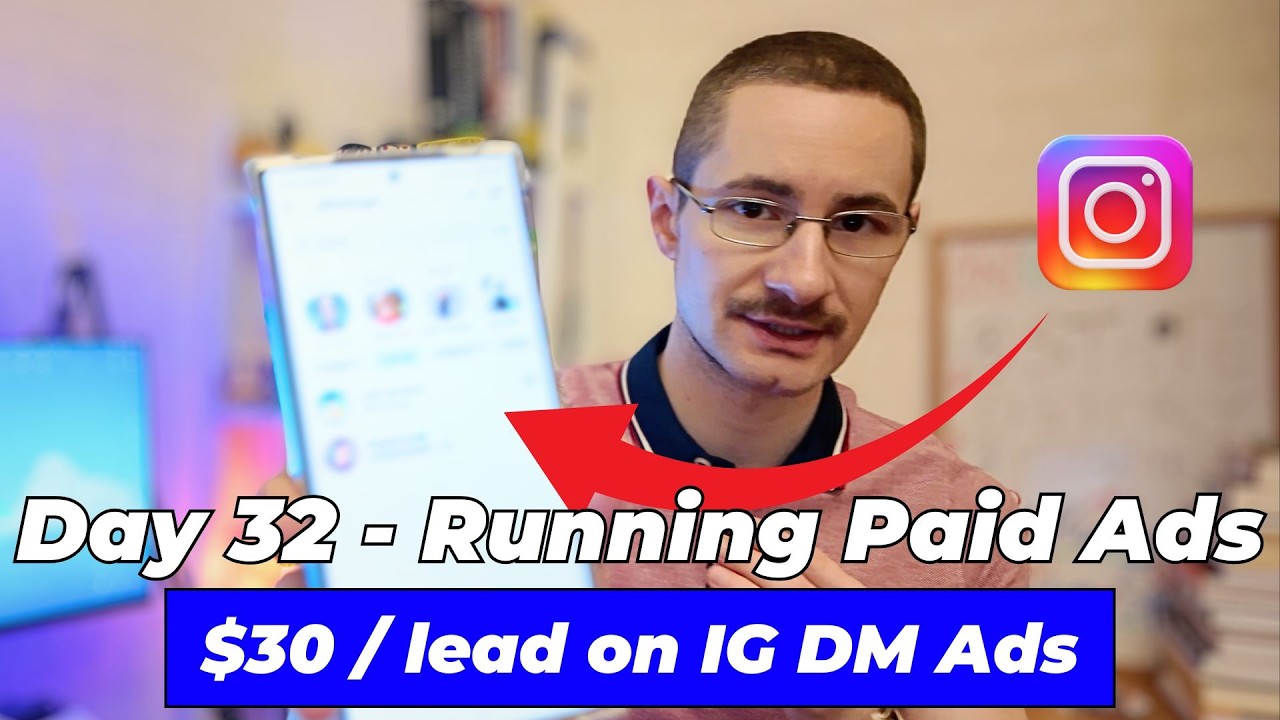 Day 32 of Running B2B SMMA Paid Ads - $30 cost per lead IG DM Ads - YouTube