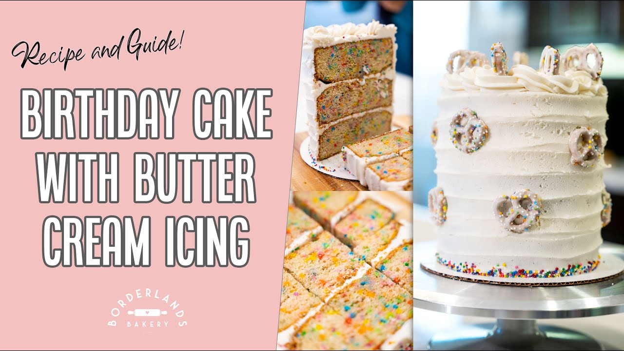 Delicious Birthday Cake Recipe with Malek Binns (Cake Mini Course 1 of ...