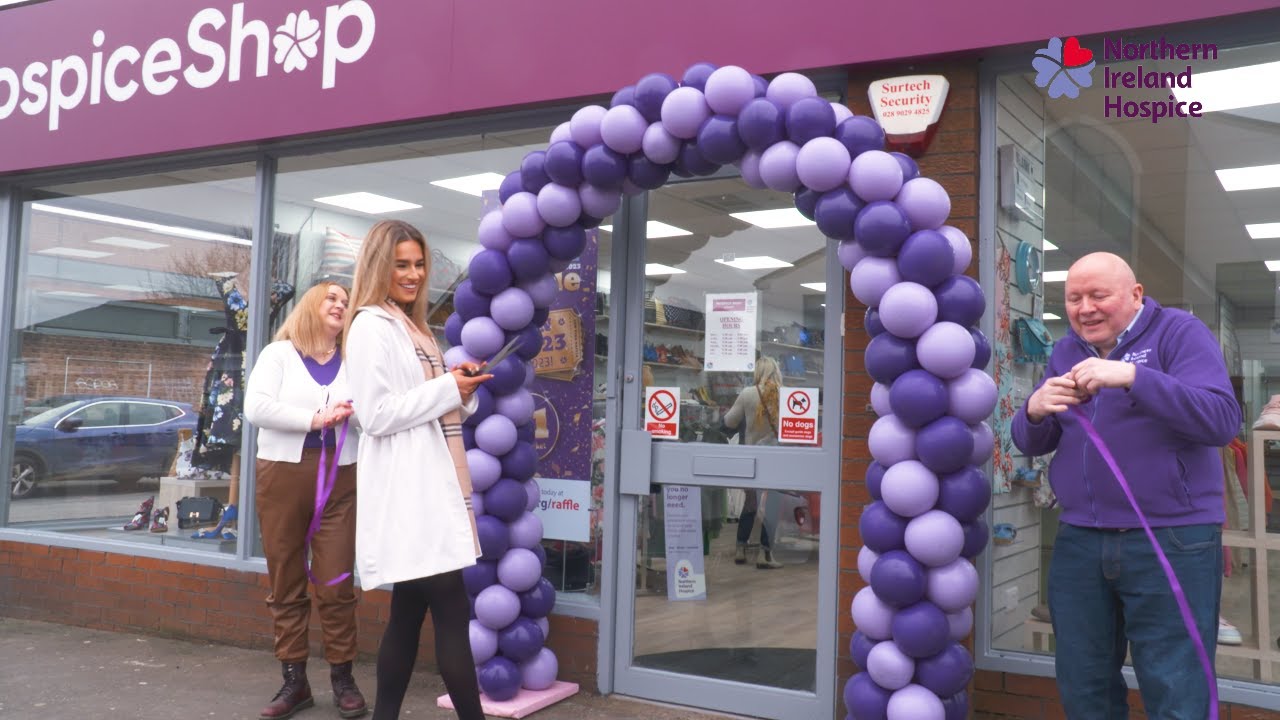 Revamped, Reopened: The Finaghy Road NI Hospice Shop, Belfast - YouTube