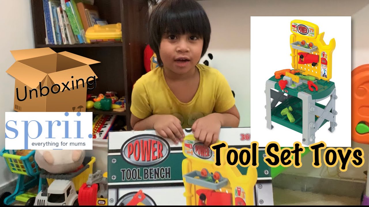 Unboxing - Tool Set Toys - YouTube
