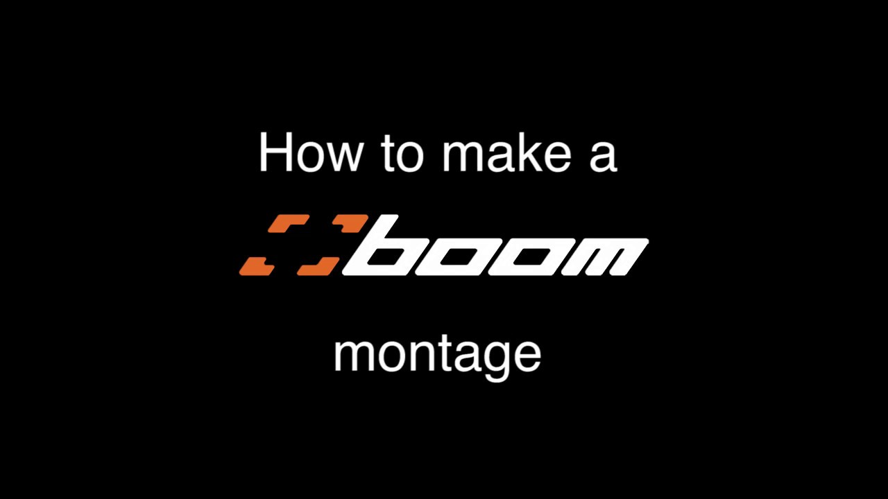 How to make a montage - YouTube