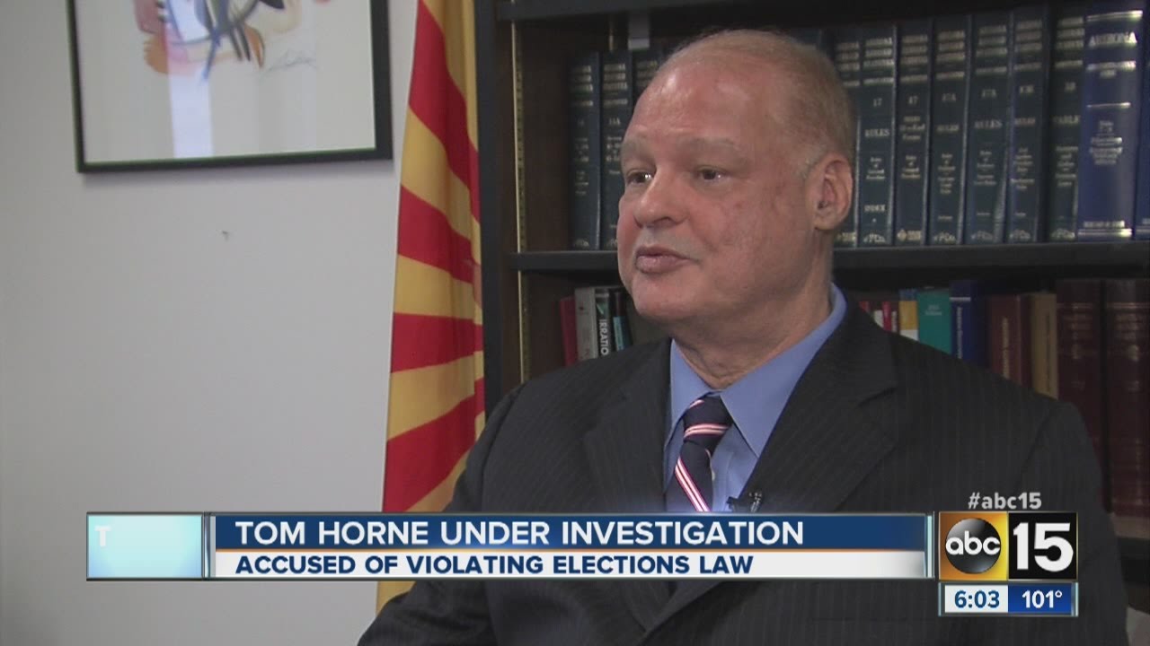 Arizona Attorney General Tom Horne under investigation - YouTube