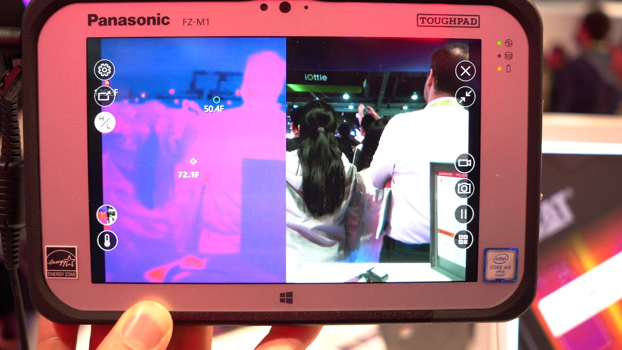 ToughPad with FLIR Thermal Imaging Camera - YouTube