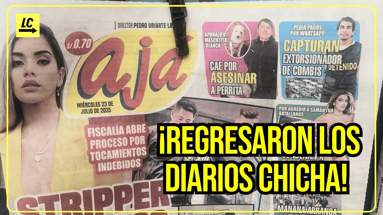 El SECRETO detrás del Regreso de los Diarios Chicha con AJÁ - YouTube