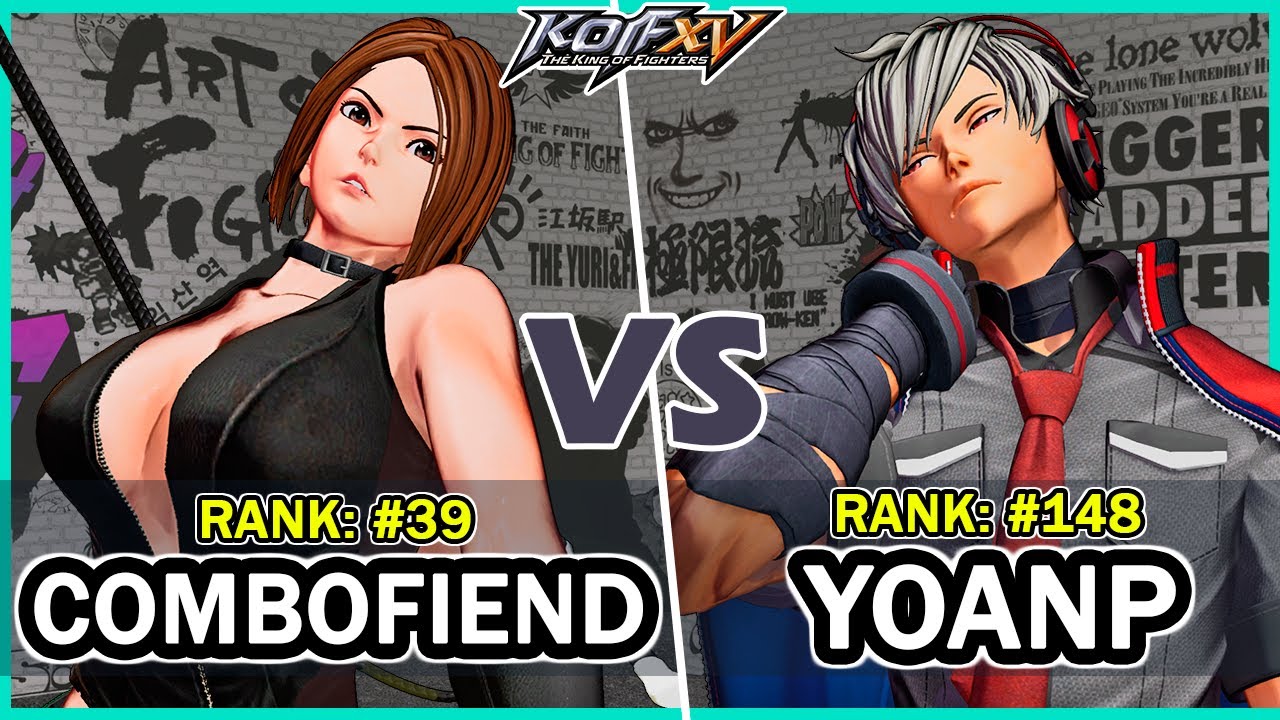 KOF XV 🔥 Combofiend (Whip/Ralf/Shermie) vs Yoanp (Shun'ei/O.Yashiro/Yashiro) 🔥 Steam - YouTube