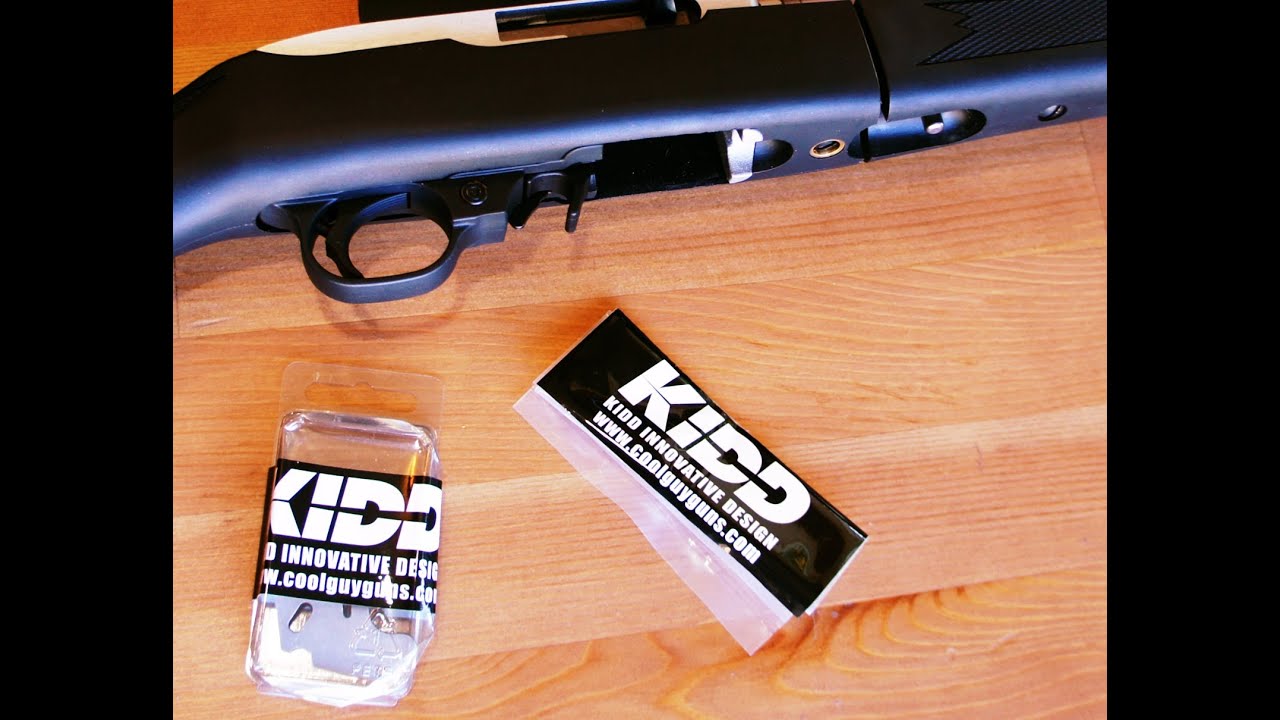 KIDD 10/22 Bolt Release and Bolt Buffer - YouTube
