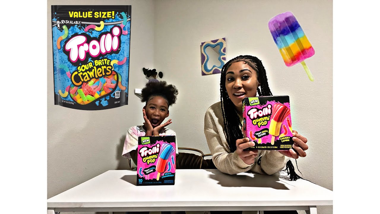Vlogmas: Trying New Trolli Popsicles - YouTube