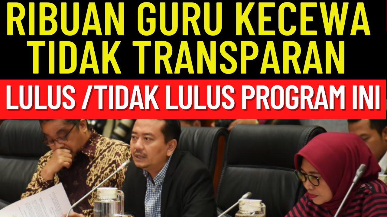 Guru-guru banyak kecewa! PPG seleksi akademik 2023 Hasil Tidak ...