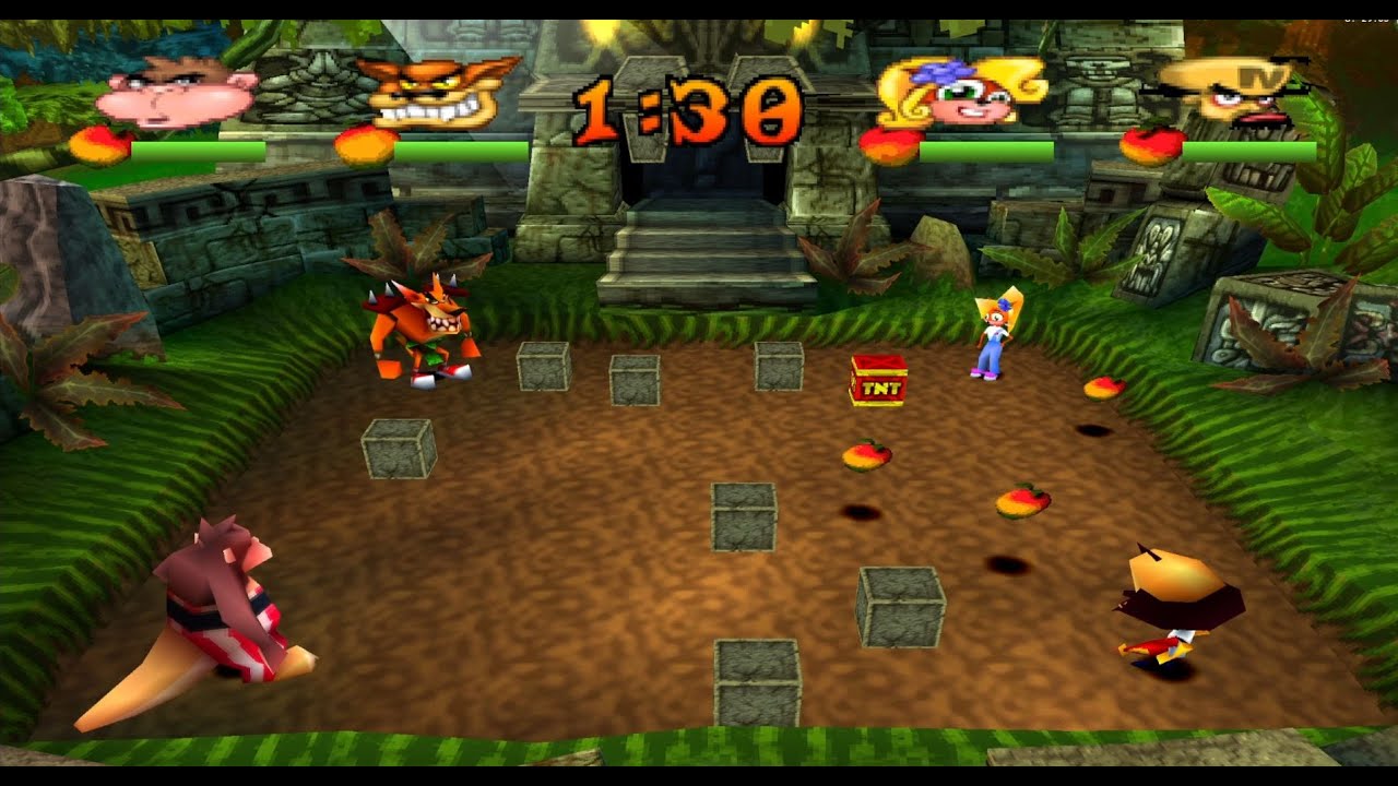 Crash Bash - Crate Crush (Jungle Bash) - Difícil/Hard [Rilla Roo] - YouTube