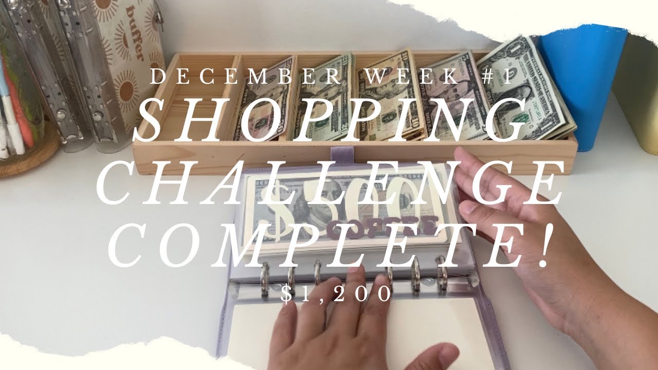 Cash Stuffing l December Week #1 l $1,200 - YouTube
