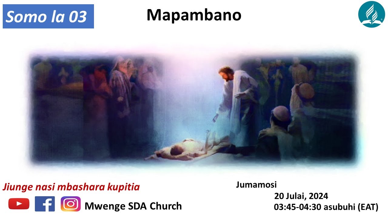 #LIVE Mwongozo wa kujifunza Biblia || Mapambano || 20.07.2024 || Mwenge ...