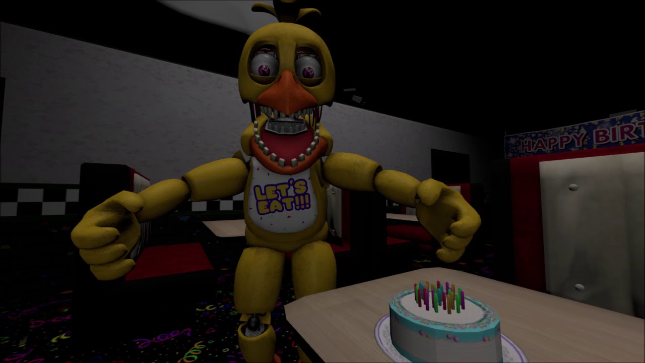 [SFM FNAF] Chica's Birthday Hug in 1982! - YouTube