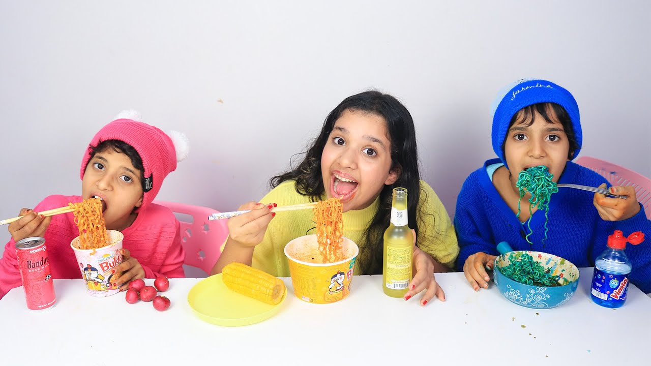 One Color of Food Challenge for a day - YouTube