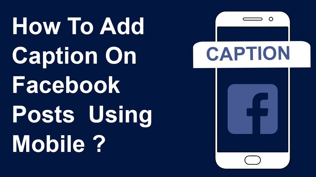 How To Add Caption On Facebook Posts? Using Mobile | Trendz Plus - YouTube