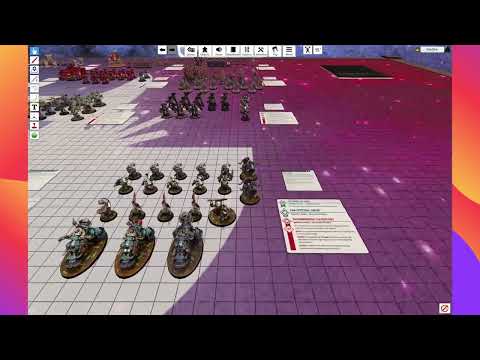 Warhammer 40k in tabletop simulator - YouTube