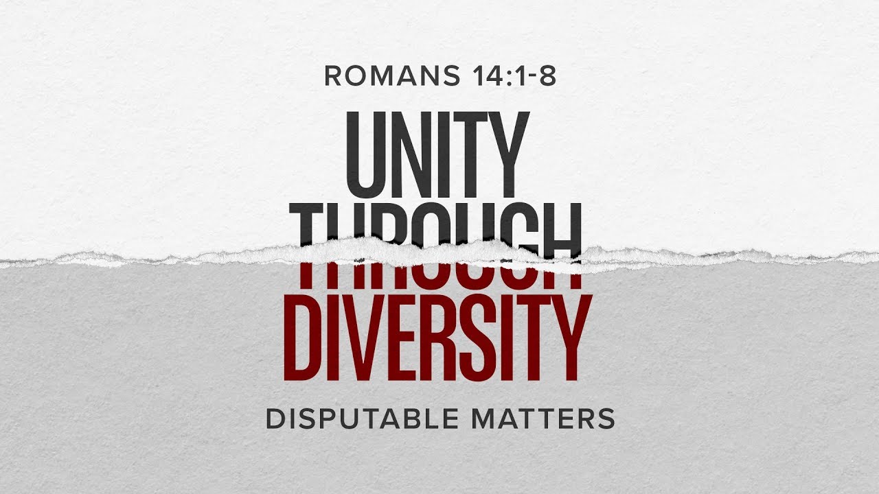 100619-Disputable Matters-Romans 14:1-8 - Pastor Art Dykstra - YouTube