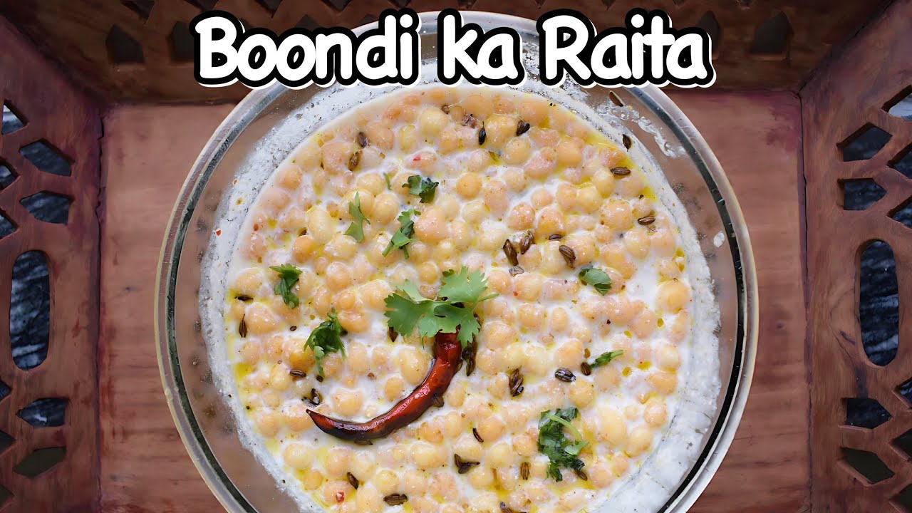 Boondi ka raita | instant boondi raita recipe - YouTube
