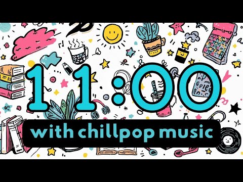 11 Minute Relaxing Timer ⏳ | Chill LoFi Beats with Fun Doodle Background