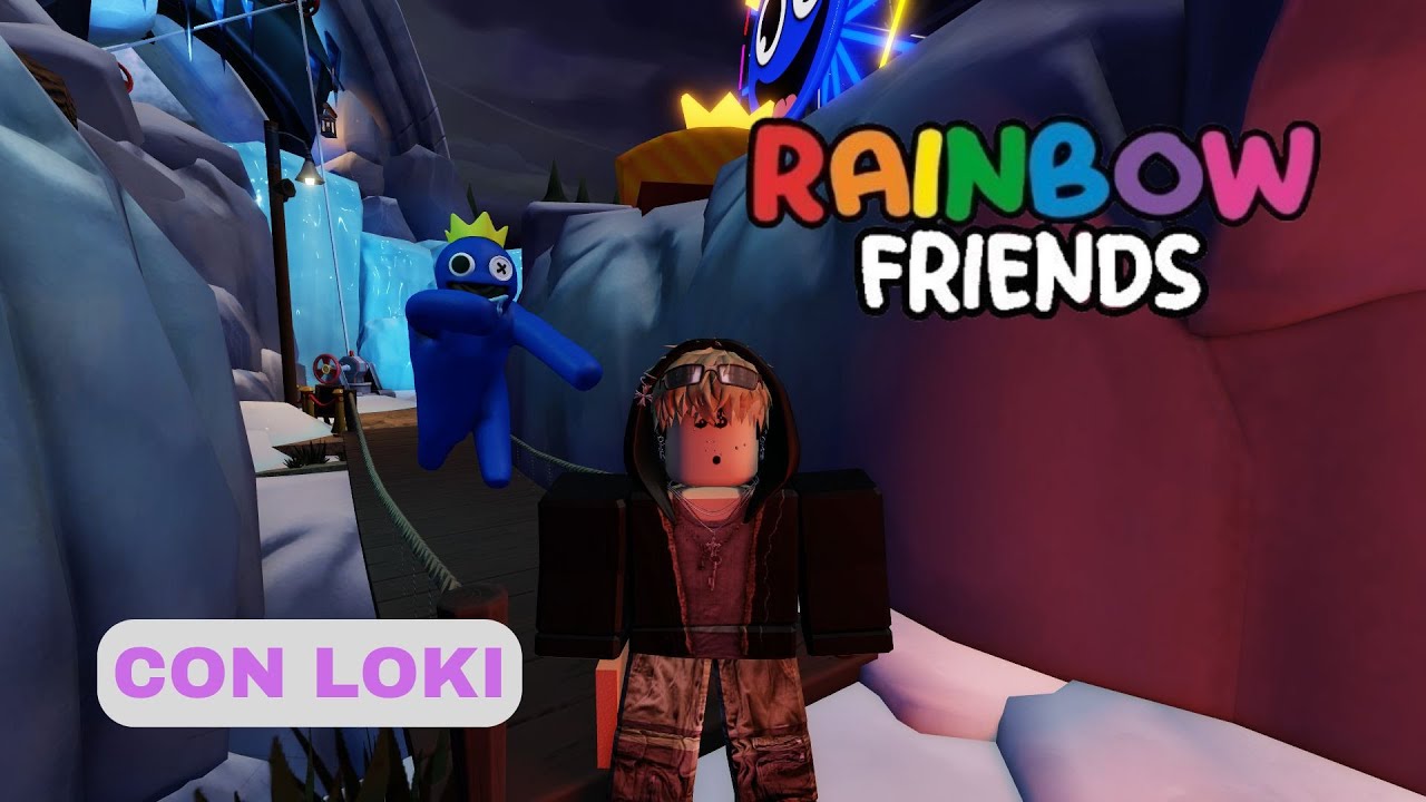 Jugando RAINBOW FRIENDS con Loki - YouTube
