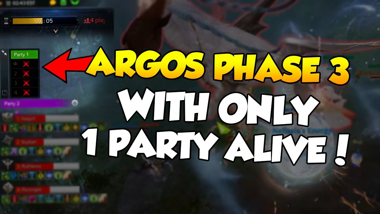 Lost Ark: Finishing Argos P3 w/ Only 1 Party - YouTube