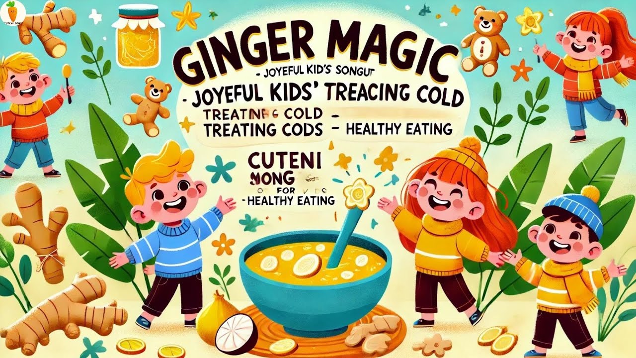 Ginger Magic - Joyful Kids' Song About Treating Cold | Cuteni Song For ...
