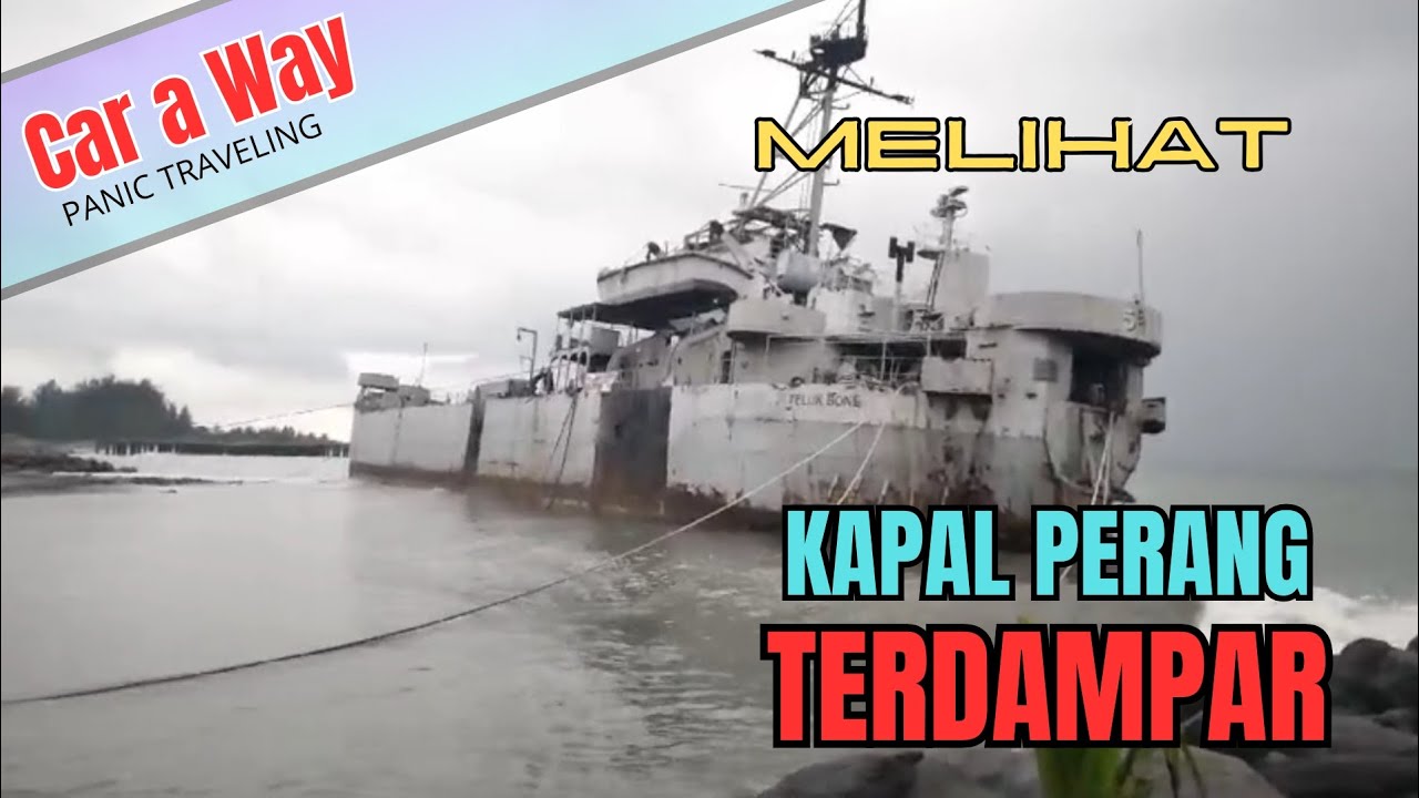KAPAL TERDAMPAR DI PERAIRAN PARIAMAN ‼️ Bekas kapal perang dunia kedua ...