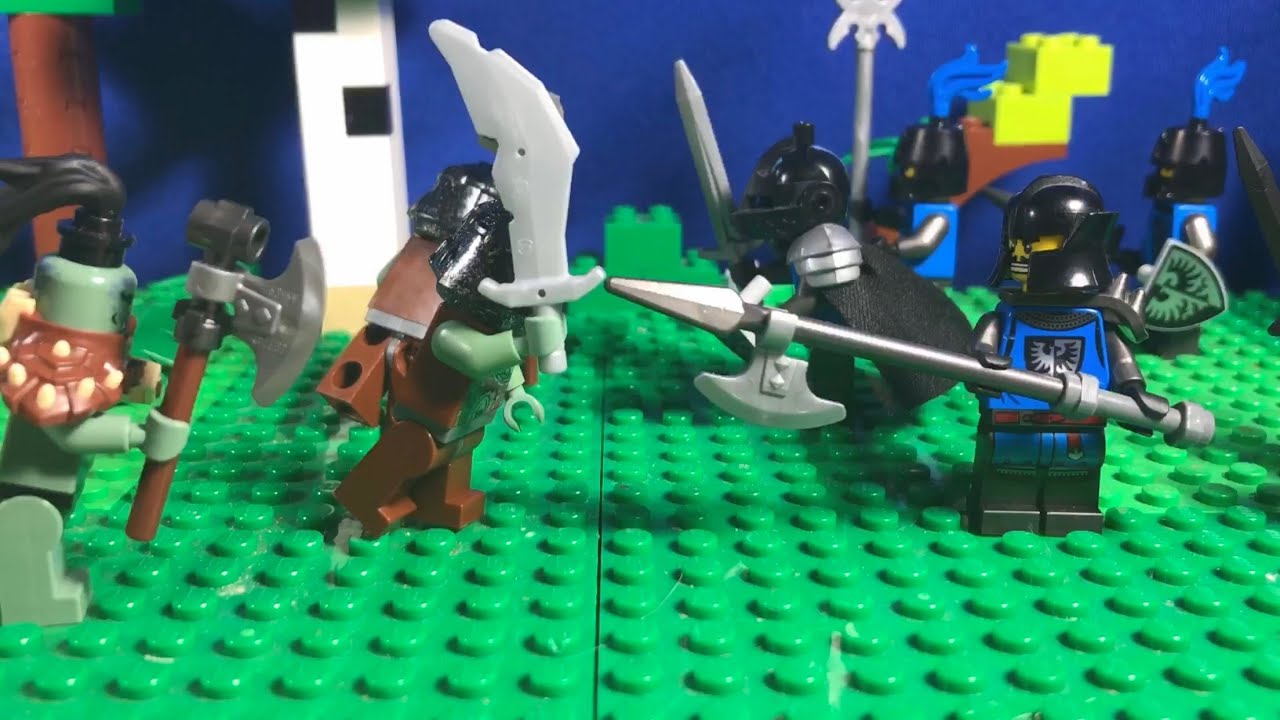 Knights VS Orcs : Stop Motion - YouTube