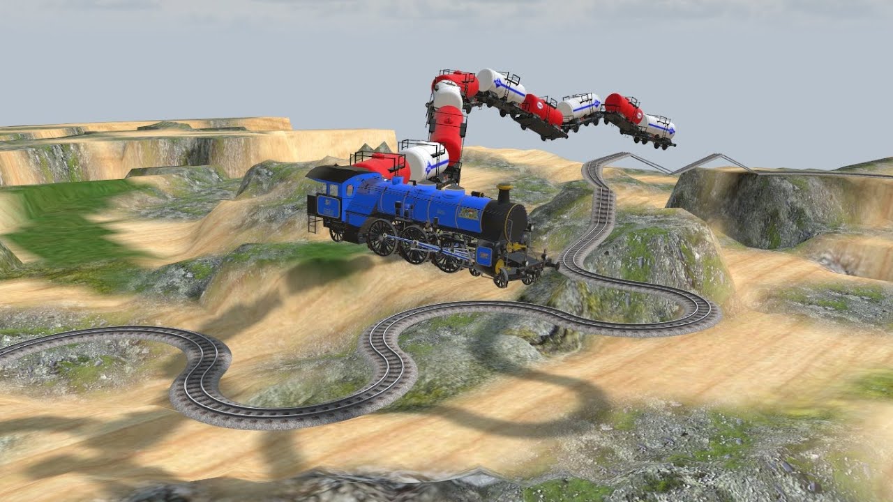 Fun Vs MS PACMAN vs TRAIN Fumikiri Railroad Crossing Animation 🔴3R ...